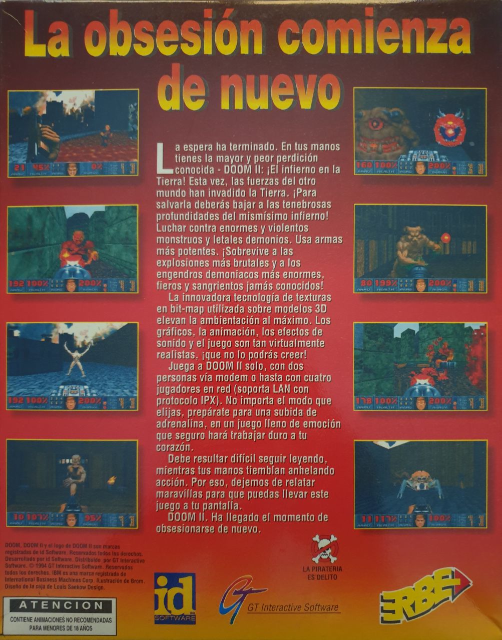 Doom II PC Big Box | Mansión Derceto