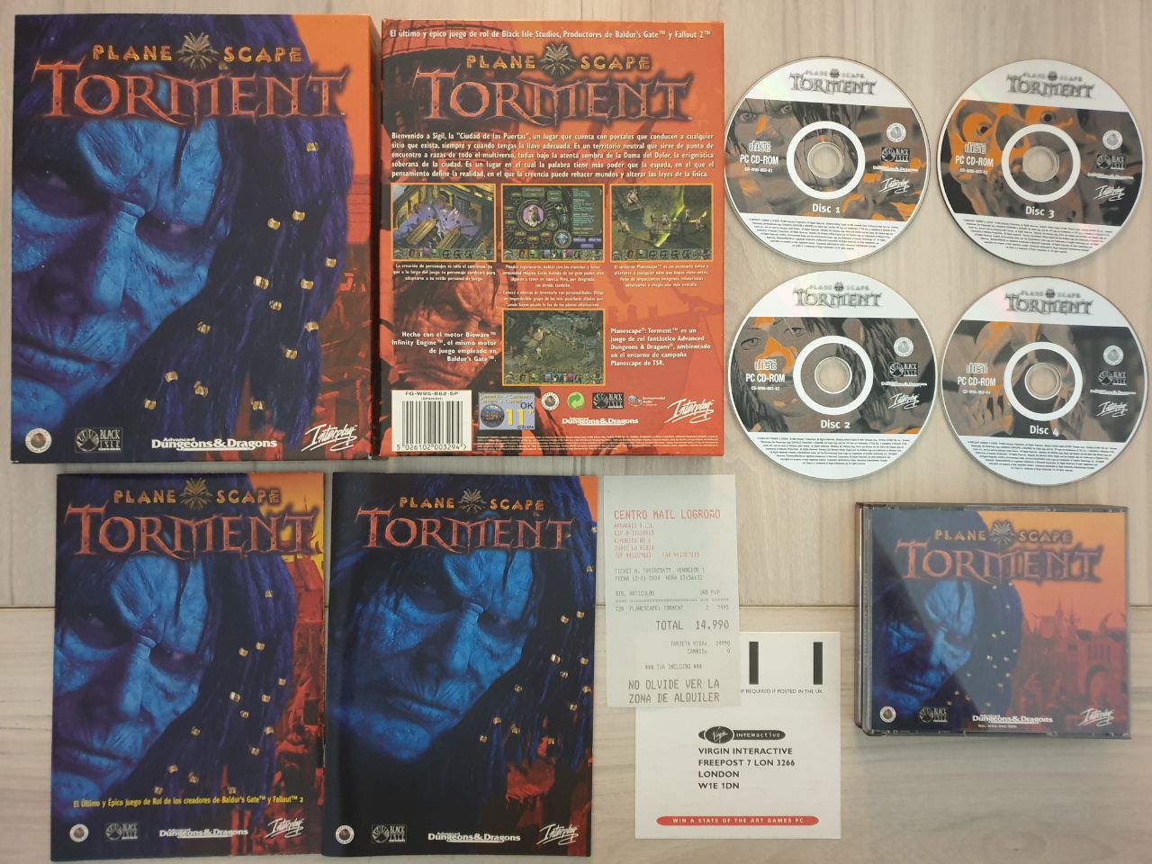Planescape: Torment PC Big Box | Mansión Derceto