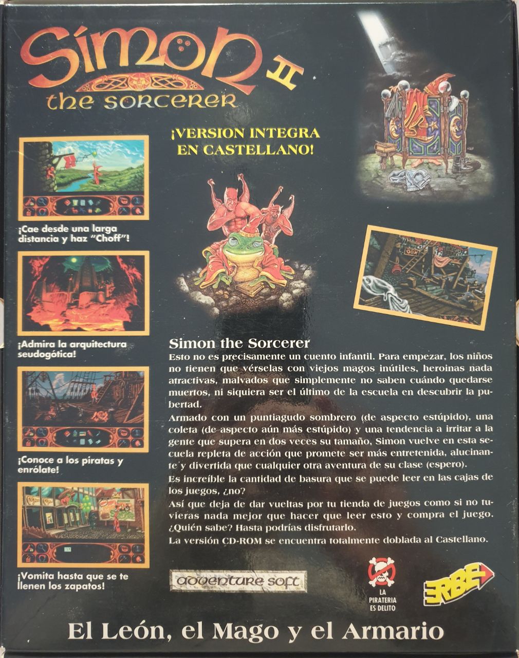 Simon the Sorcerer II PC Big Box | Mansión Derceto